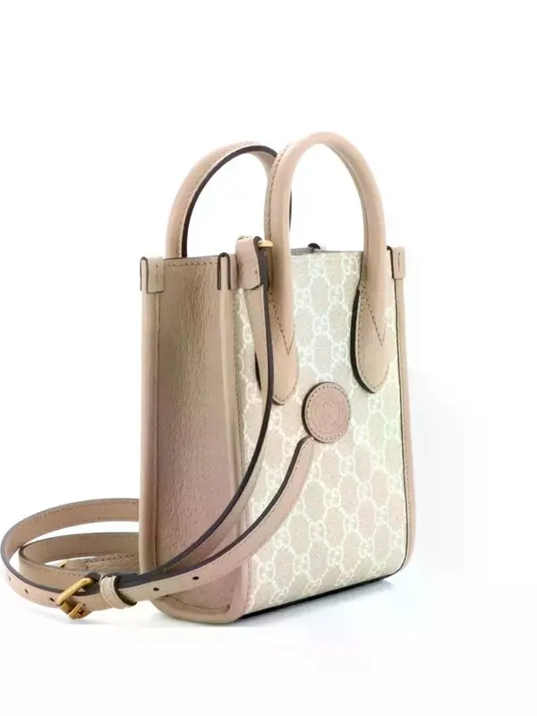 Gucci Gg Coated Canvas Mini Satchel