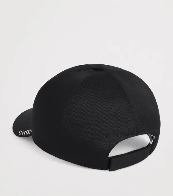 Eleventy Embroidered Logo Baseball Cap - Black