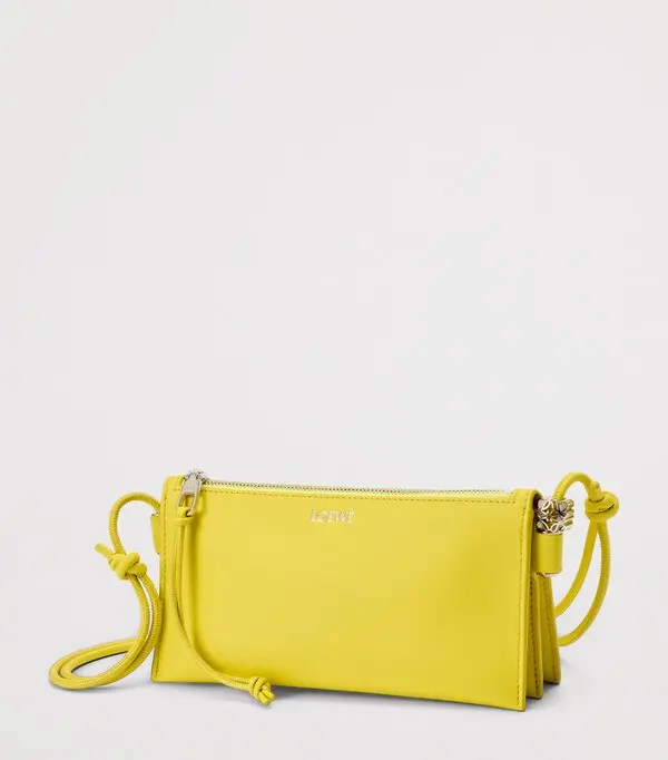 Loewe Nappa Leather Joya Pouch - Yellow