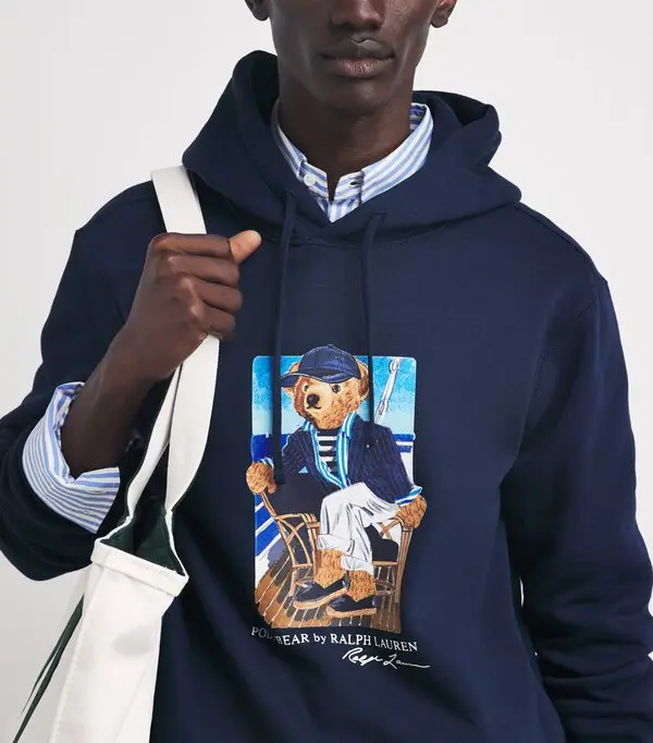 Polo Ralph Lauren Hoodie With Polo Bear Graphic