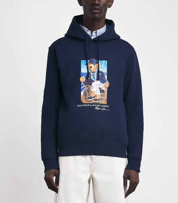 Polo Ralph Lauren Hoodie With Polo Bear Graphic