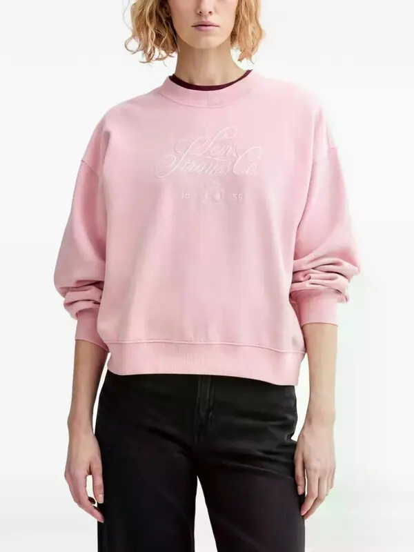 LEVI'S Boxy Sweatshirt With Embroidered Logo
