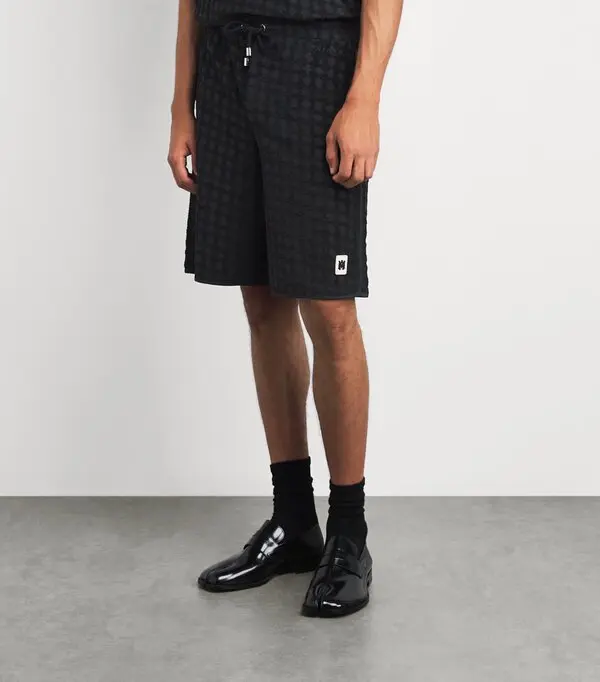 Amiri Ma Quad Monogram Jacquard Towelling Shorts