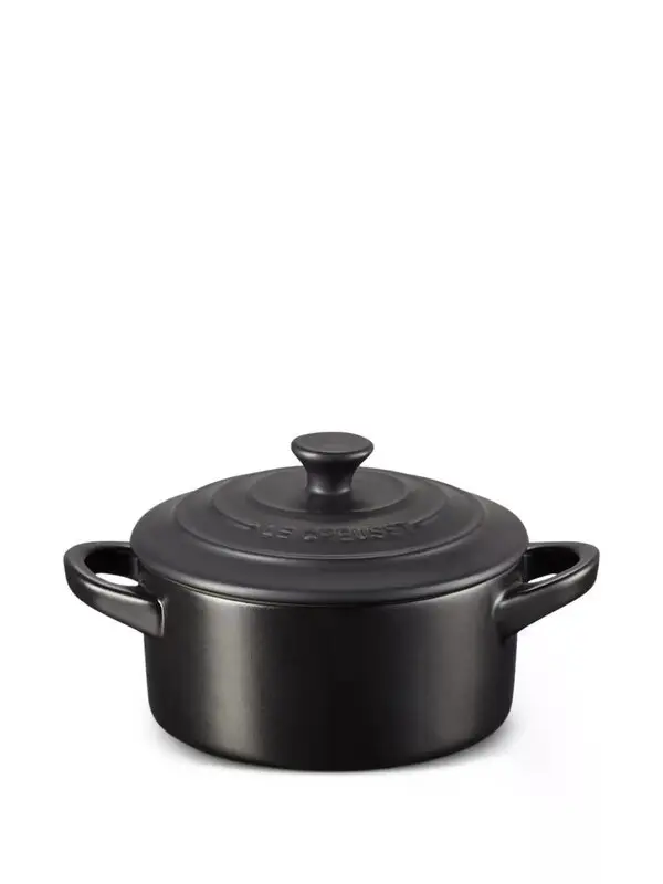 LE CREUSET Round Mini Cocotte - Black
