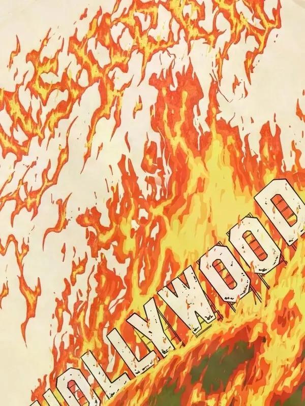 GODSPEED Hollywood Inferno 2 Graphic-print T-shirt - Neutrals