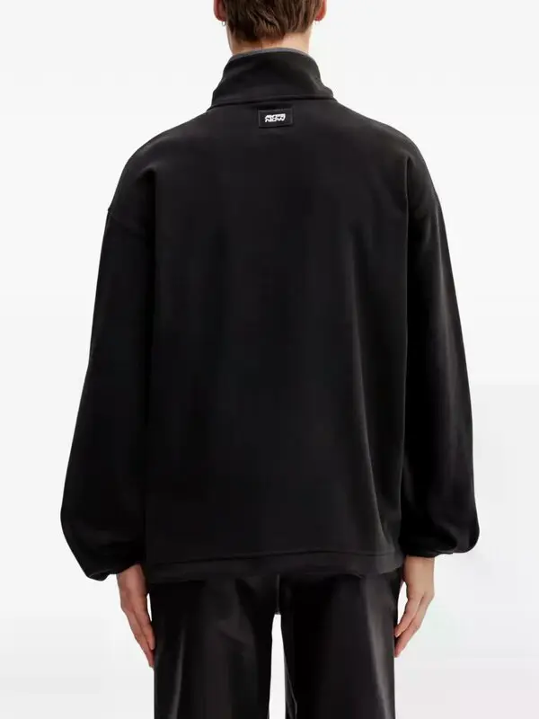 AAPE BY *A BATHING APE Zip-up Logo Detail Sweatshirt - Black
