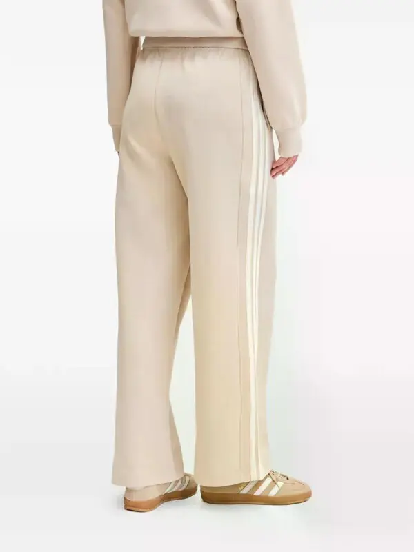 Adidas 3-stripe Wide Leg Track Pants - Neutrals