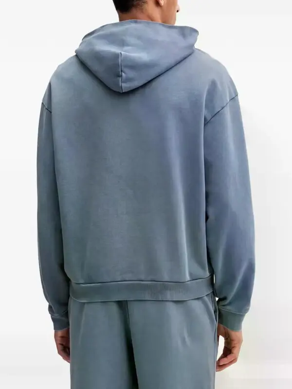 Guess Long-sleeve Logo Hoodie - Blue