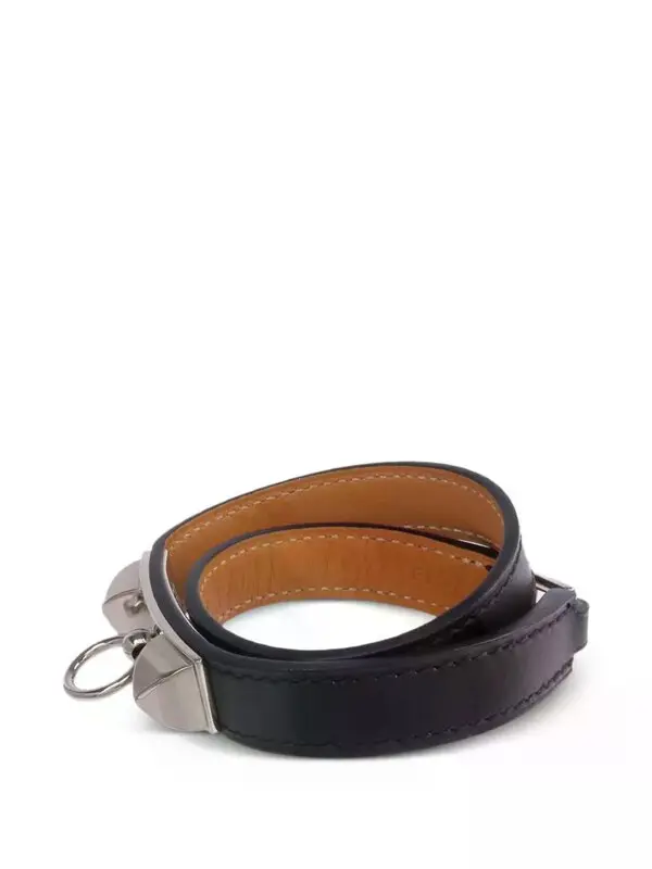 Hermès Rivale Double Tour Bracelet - Silver