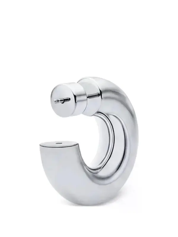Michael Kors Tone Hoop Earrings - Silver