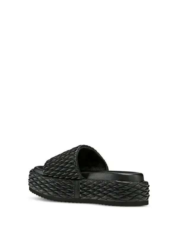 Bogner Sorrento Quilted Flatform Slides