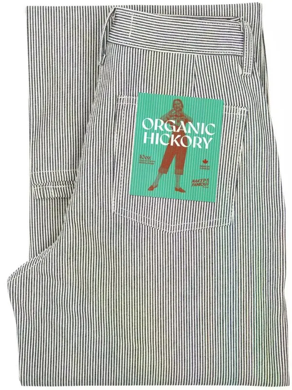 Naked & Famous Denim Organic Hickory-stripe Jeans