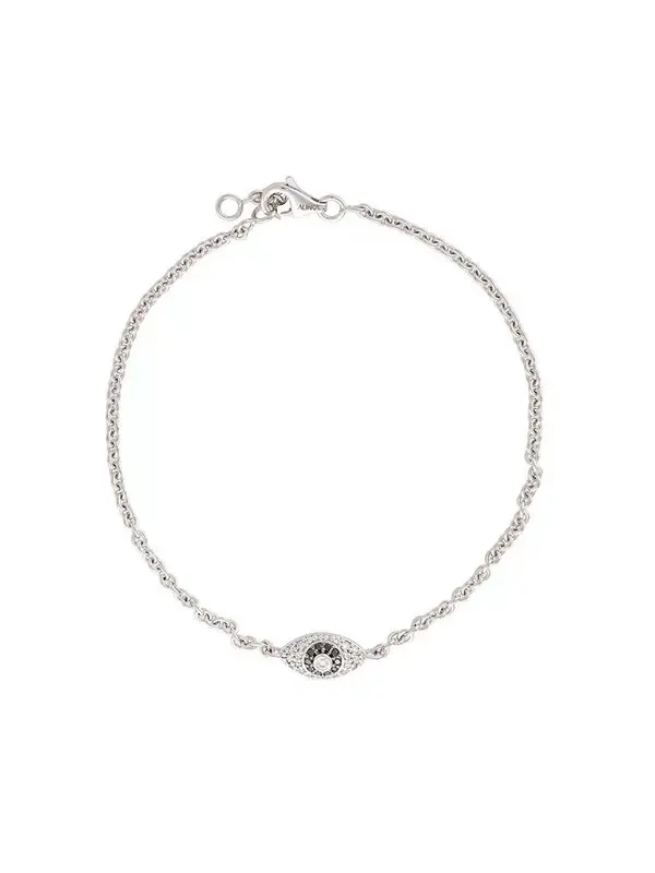ALINKA 18kt Gold Diamond Evil Eye Bracelet - Metallic