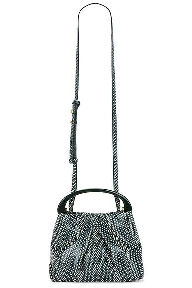 Dries Van Noten Pleated Calf Leather Crisp Bag - Emerald