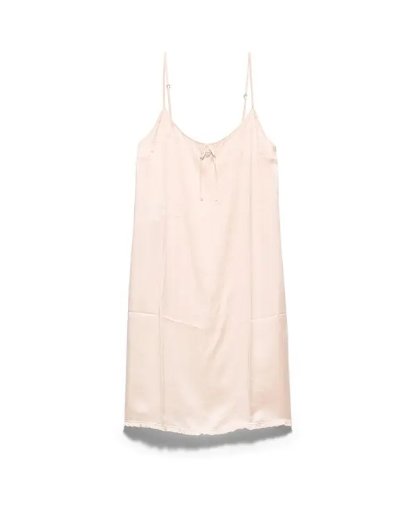 Prada Satin Slip Dress - Peach