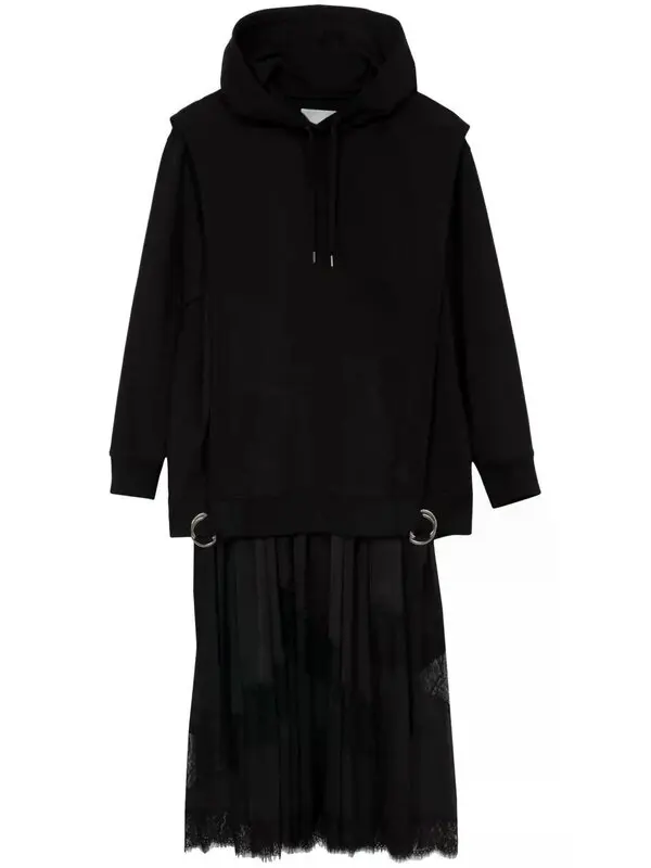 3.1 Phillip Lim Layered Lace-detail Cotton Dress
