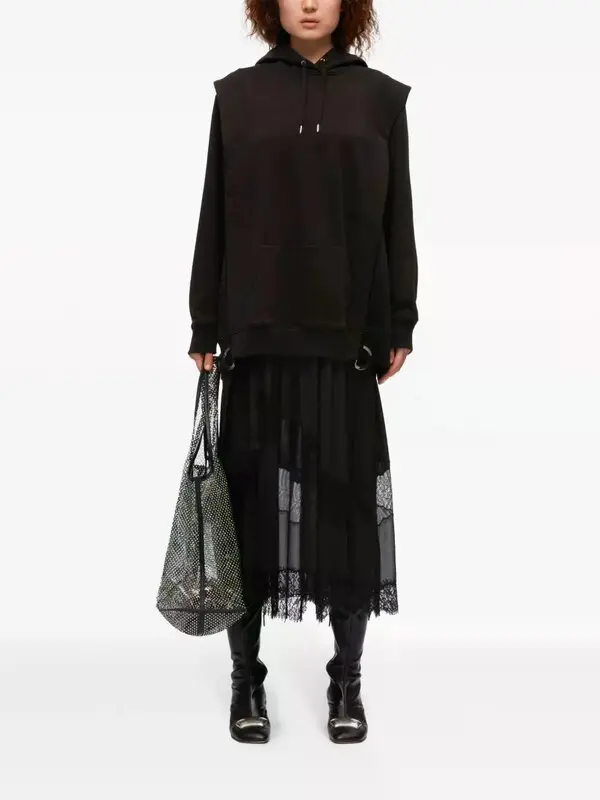 3.1 Phillip Lim Layered Lace-detail Cotton Dress