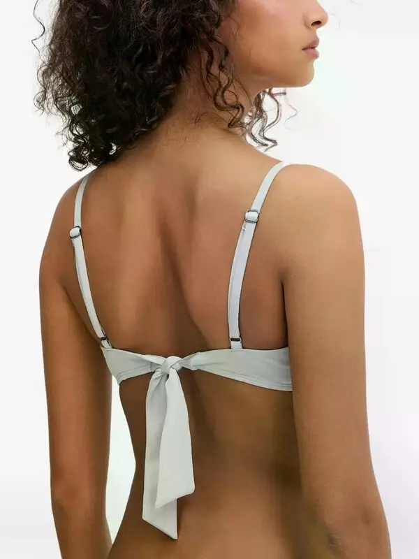 Armani Exchange Ruched Underwired Bikini Top
