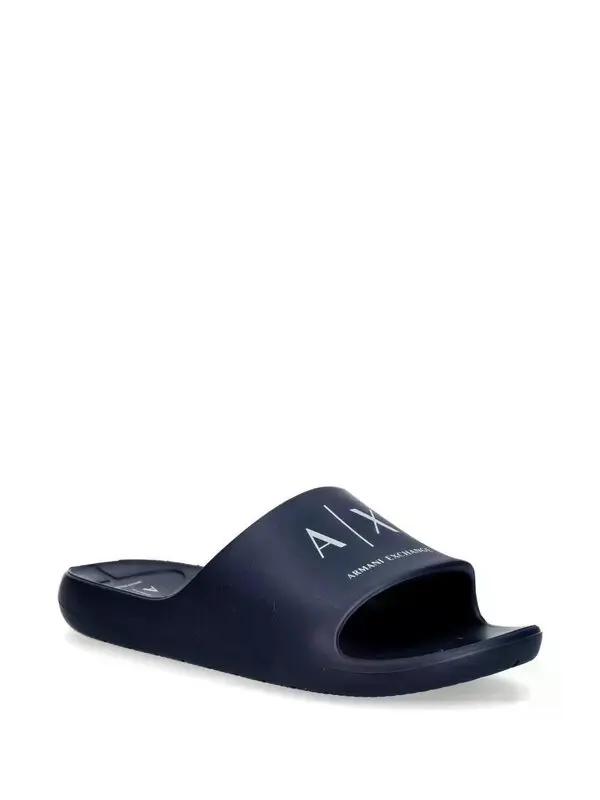 Armani Exchange A|x Logo-print Moulded Slides