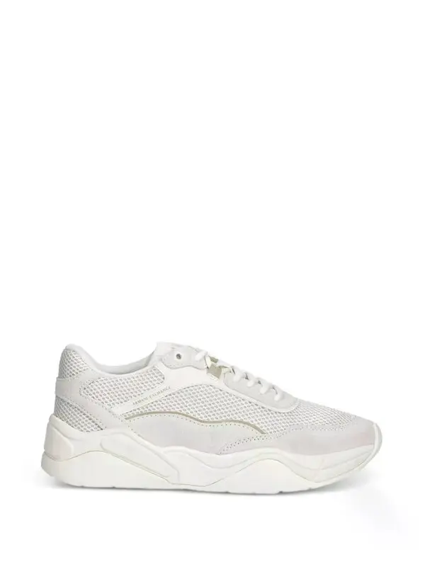 Armani Exchange Panelled Mesh Sneakers
