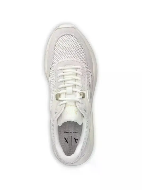Armani Exchange Panelled Mesh Sneakers