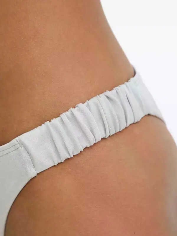 Armani Exchange Ruched Side Bikini Bottoms