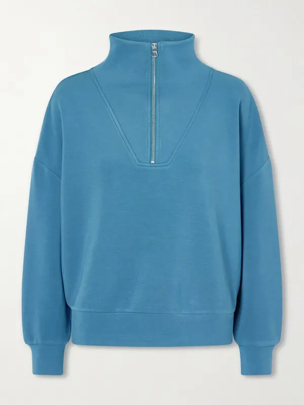 Varley Hawley Half-zip Sweatshirt - Blue