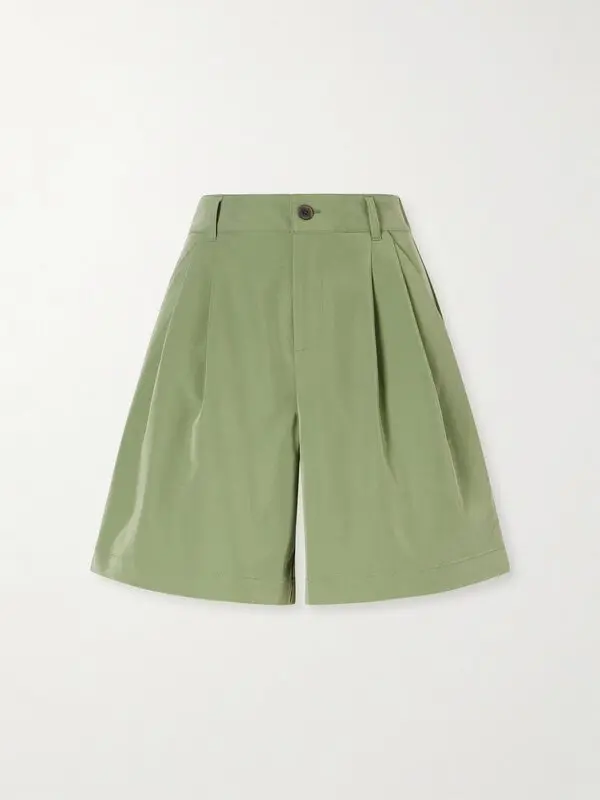Varley Phelan Pleated Twill Shorts