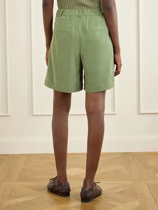 Varley Phelan Pleated Twill Shorts