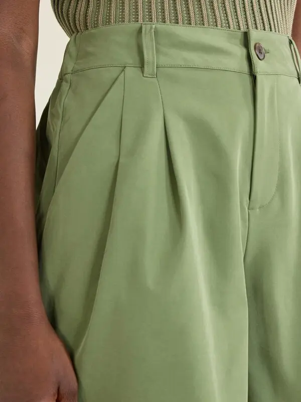 Varley Phelan Pleated Twill Shorts