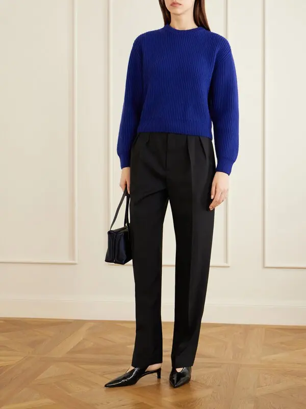JIL SANDER Ribbed-knit Wool Sweater