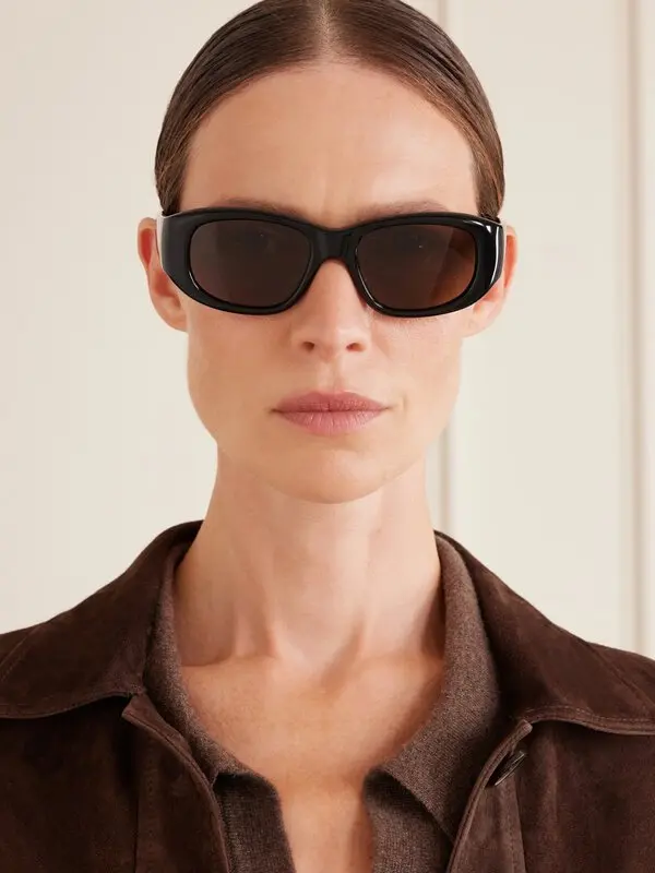 THISTLES The Al Square Frame Acetate Sunglasses