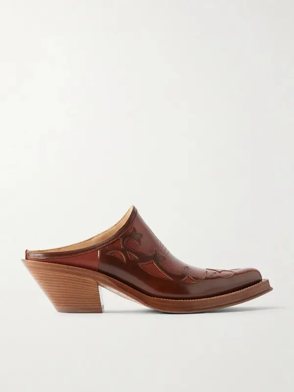 Gabriela Hearst Temperance Western Mules - Brown