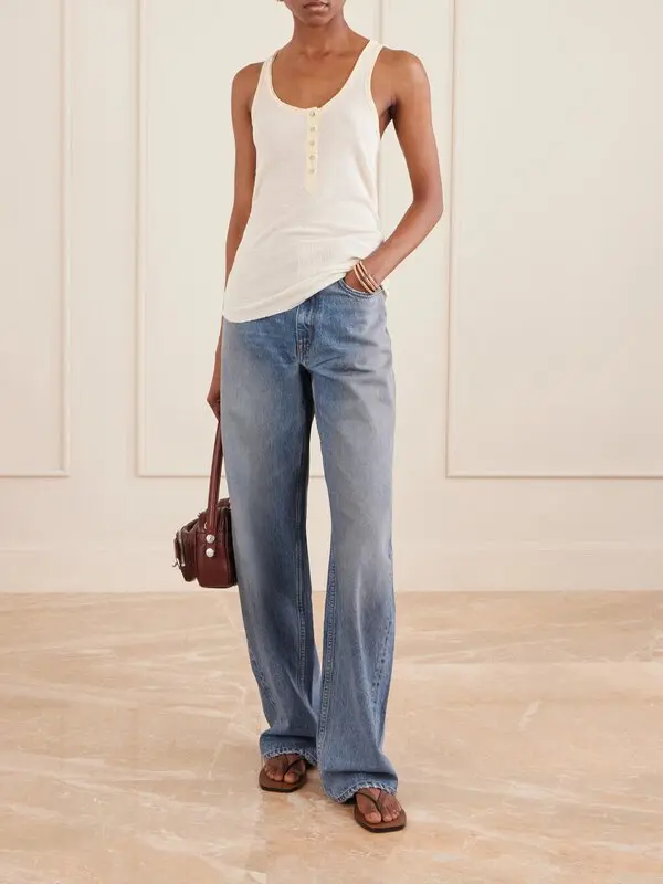 SLVRLAKE Cassie High-rise Wide-leg Jeans