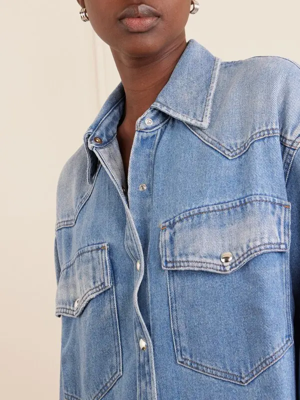 AGOLDE Lotta Denim Shirt