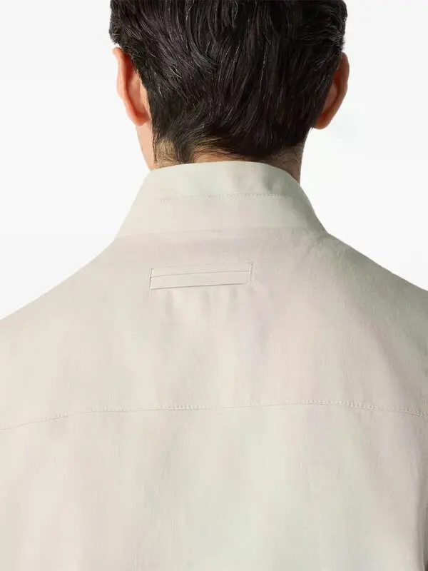 Zegna Zip Linen Vest