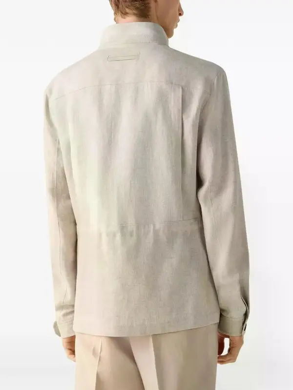 Zegna Oasi Lino Field Jacket