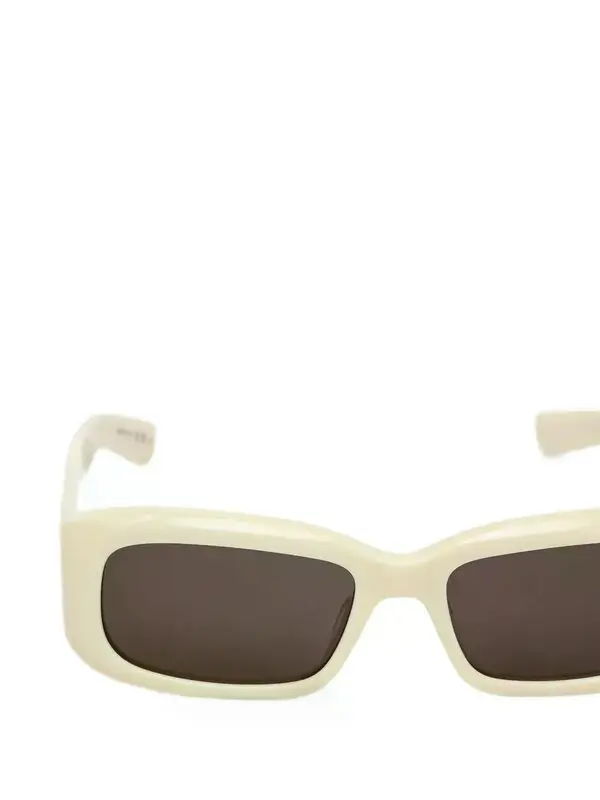 Saint Laurent Rectangular-frame Sunglasses - Neutrals
