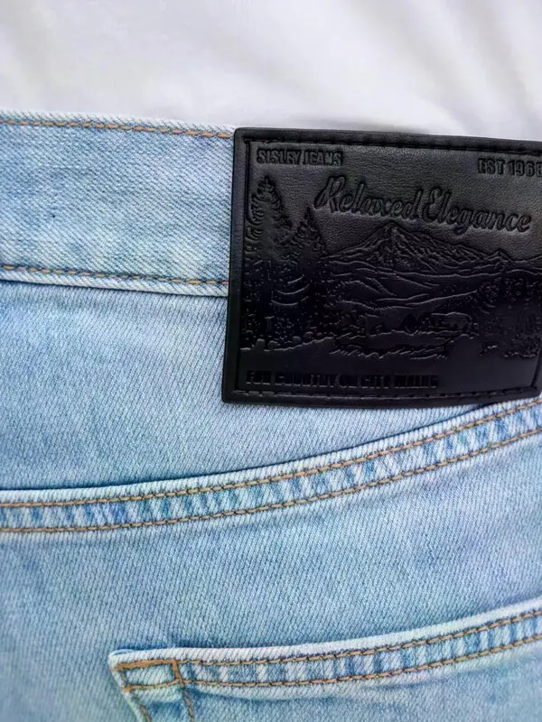 Sisley Logo-patch Jeans