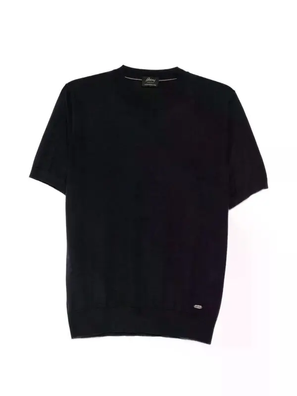 Brioni Short-sleeve Knitted T-shirt