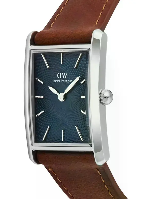DANIEL WELLINGTON Rectangular Watch With Guilloché Dial