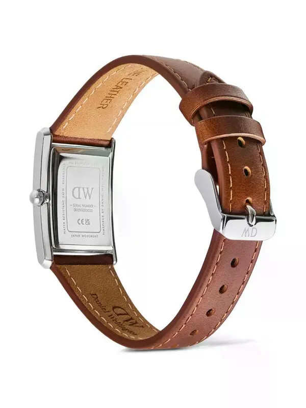 DANIEL WELLINGTON Rectangular Watch With Guilloché Dial