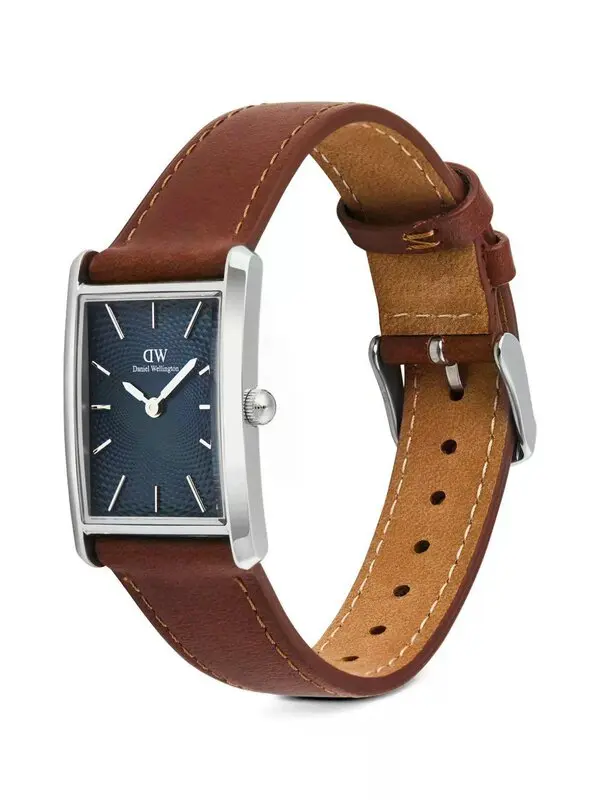 DANIEL WELLINGTON Rectangular Watch With Guilloché Dial