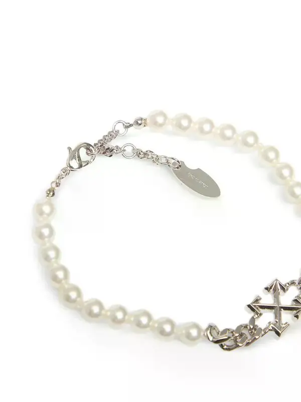 Off-White Arrows Pearl-embellished Bracelet