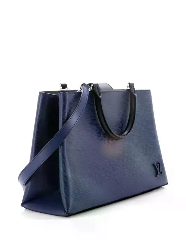 LOUIS VUITTON Epi Leather Kleber Mm Tote Bag - Blue