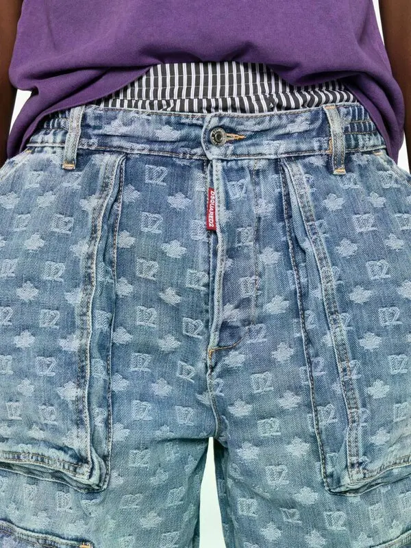 Dsquared2 Monogram Cargo Jeans