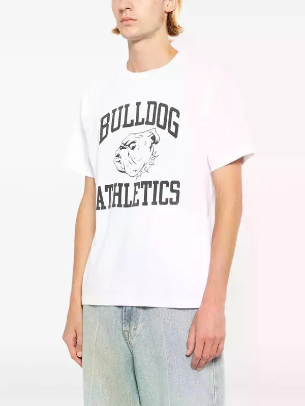 Whitesville Bulldog Printed T-shirt - White