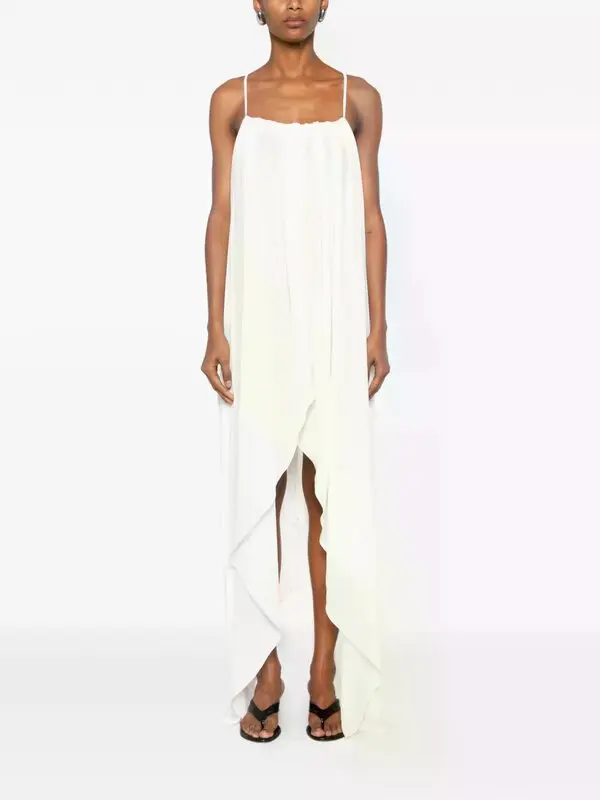 VESTIAIRE D'UN OISEAU LIBRE Draped Open Back Maxi Dress