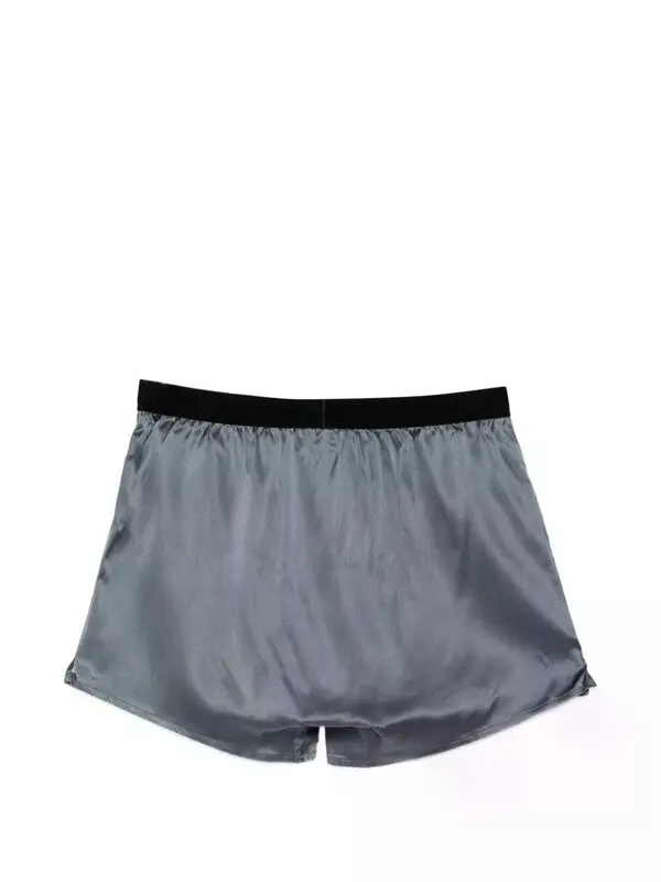 TOM FORD Logo-patched Boxer - Grey