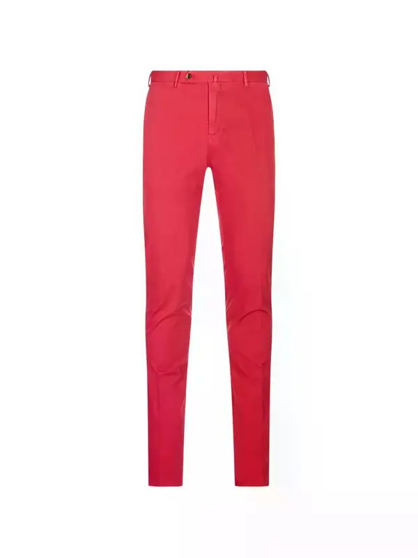 PT TORINO Slim-fit Chino Trousers - Red